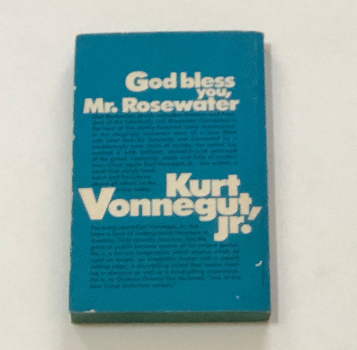 Kurt Vonnegut Jr. God Bless You Mr. Rosewater Dell 1979 - Etsy