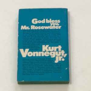 Kurt Vonnegut Jr. God Bless You Mr. Rosewater Dell 1979 - Etsy