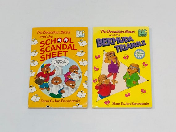 Berenstain Bears 2 Children's Books school Scandal | Etsy
