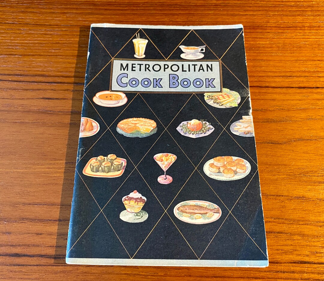 Vintage Metropolitan Cook Book - Mid-century Decor - Recipes From the ...