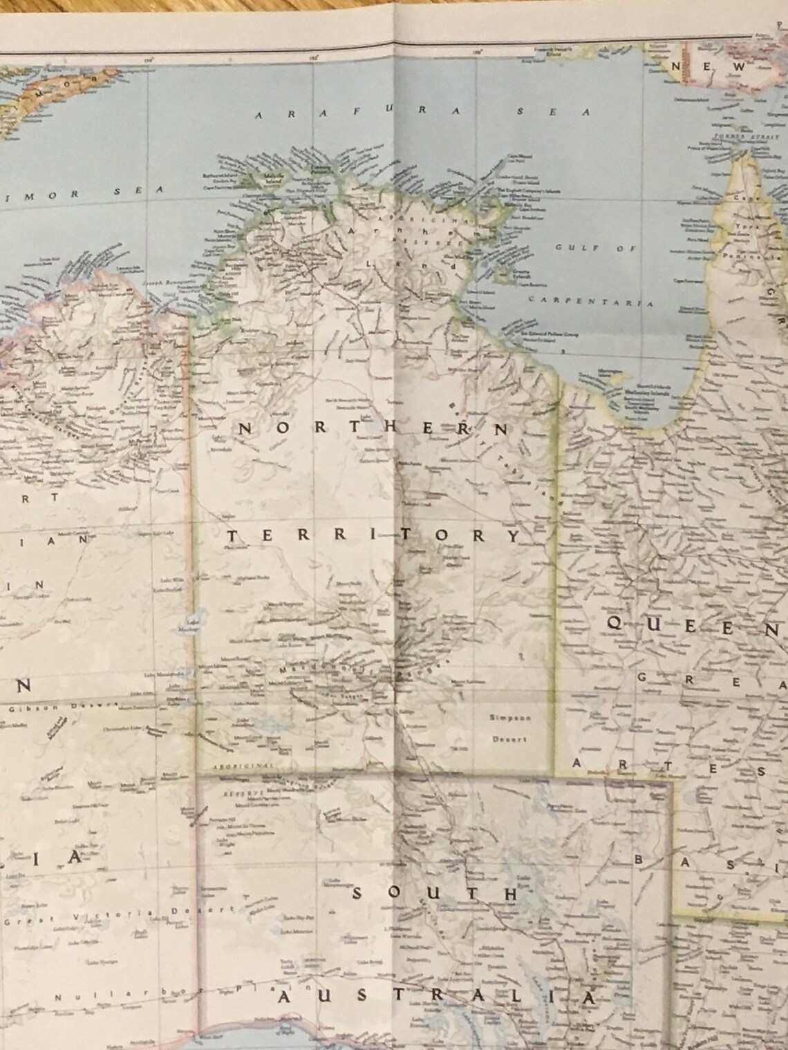 National Geographic Map Australia March 1948 Home Decor | Etsy