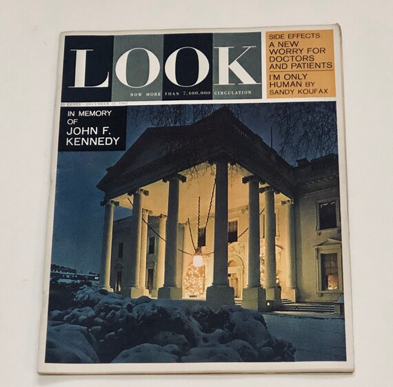 LOOK Magazine December 31 1963 in Memory of John F. - Etsy LOOK Magazine December 31 1963 in Memory of John F. - Etsy