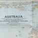 National Geographic Map Australia March 1948 Home Decor - Etsy