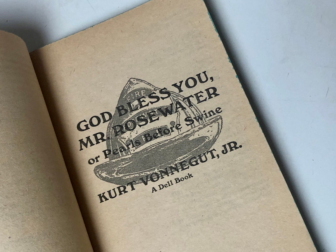Kurt Vonnegut Jr. God Bless You Mr. Rosewater Dell 1979 - Etsy