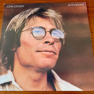John Denver Autograph dancing With the Mountains RCA 1980 Vintage Vinyl ...