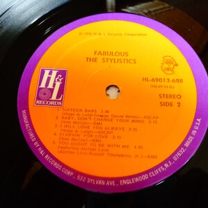 The Stylistics - Fabulous - "can't Help Falling in Love" - "it's so Good" - Soul - H&L Records ...