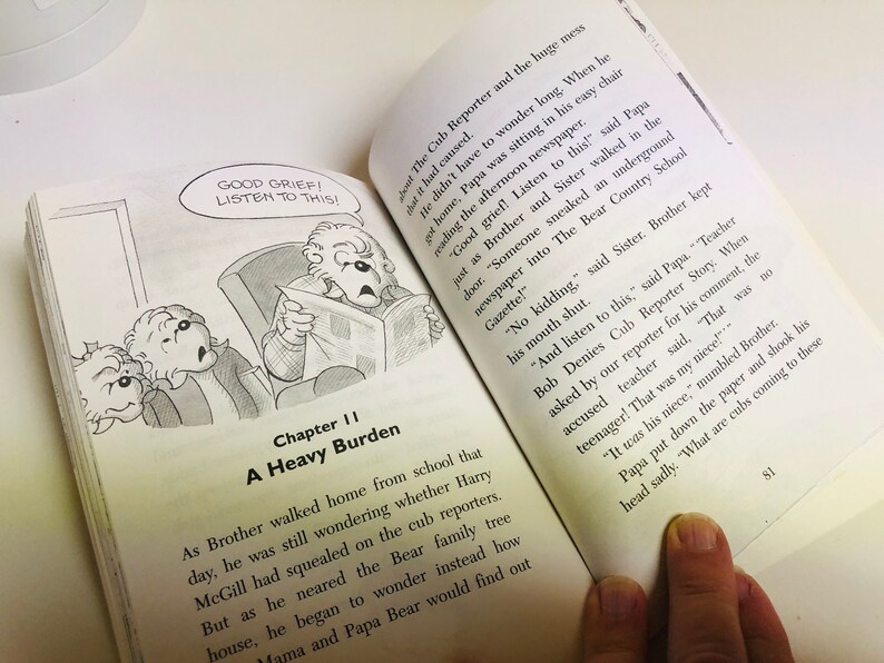 Berenstain Bears 2 Children's Books school Scandal | Etsy