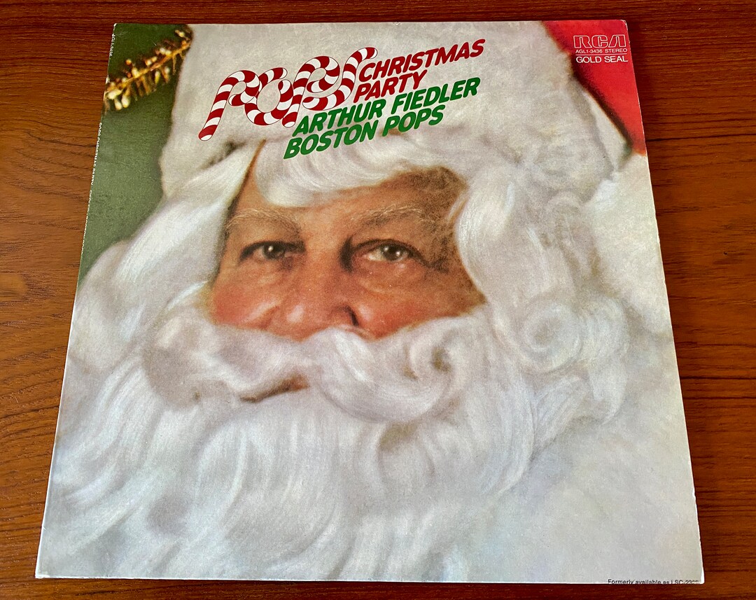 Pops Christmas Party Arthur Fiedler Boston Pops Holiday Classics RCA ...