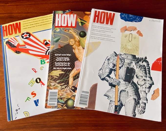 HOW Magazines - 1980s/90s - Seymour Chwast - David Lui's Cosmic ...