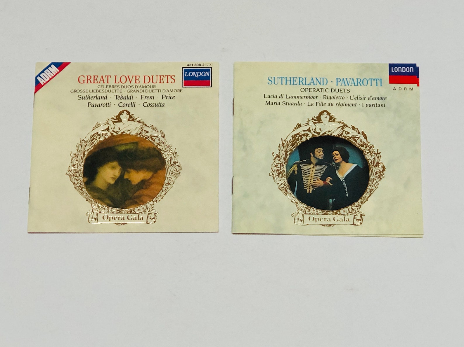 4 Opera CDs Great Love Duets Sutherland/Pavorotti | Etsy