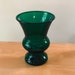Emerald Green Glass Vase Napco Co. 1172 8x6 - Etsy