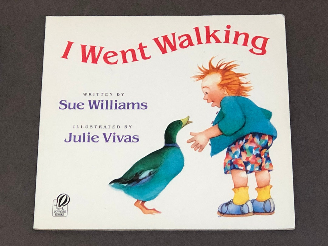 I Went Walking - Sue Williams - Julie Vivas - Voyager Books 1989 ...