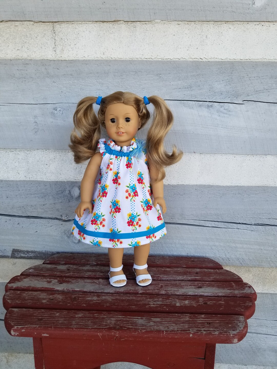 Handmade Sundress or Jumper for 18-inch Dolls. Simple and Sweet, Easy ...