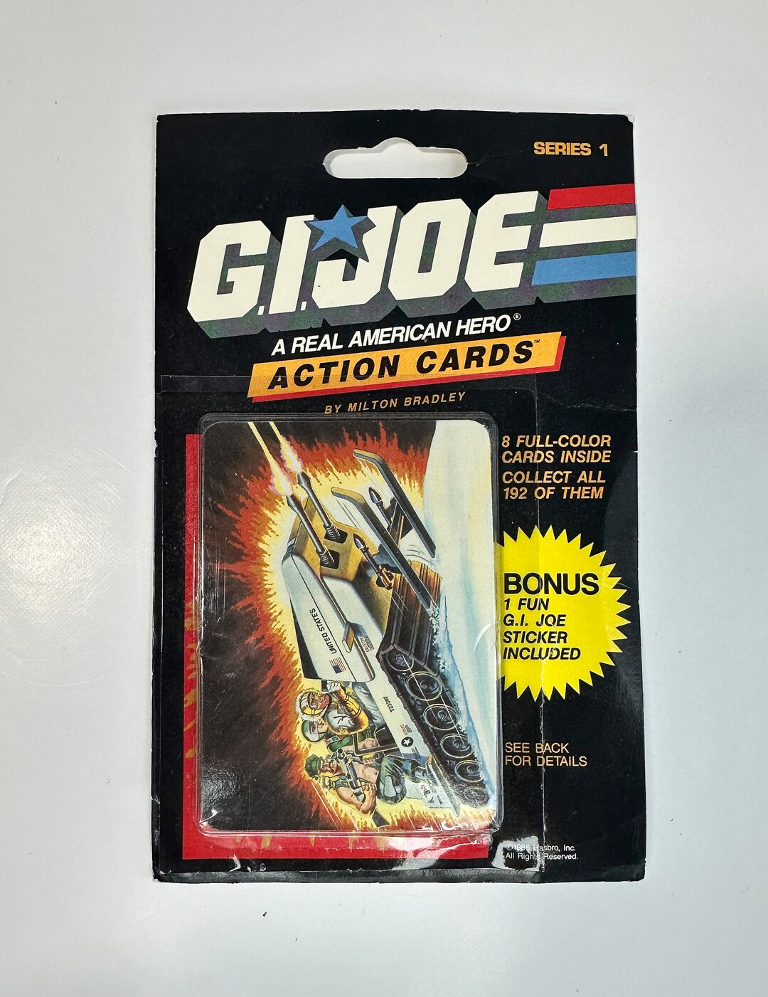 GI Joe A Real American Hero Action Cards 1986 Pack Sealed Milton ...