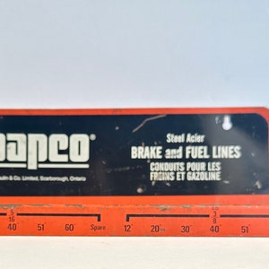 Papco Steel Acier Brake and Fuel Lines Sign Hanging Wall Display - Etsy