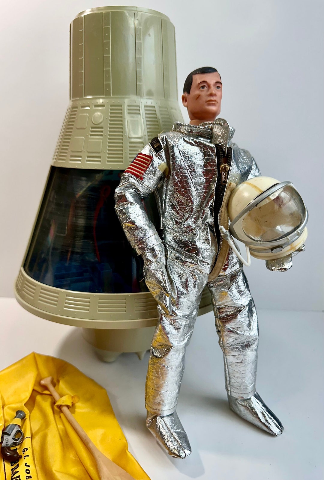 GI Joe Space Capsule Astronaut Suit Sears Exclusive Flotation Collar ...