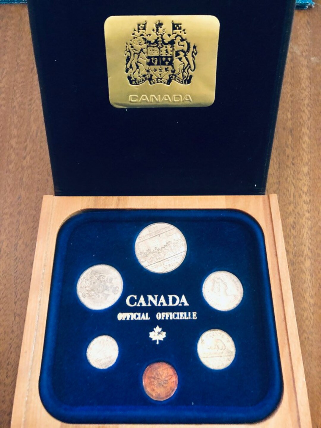 In Box 1982 Royal Canadian Mint 6 Coin Set With Case - Etsy