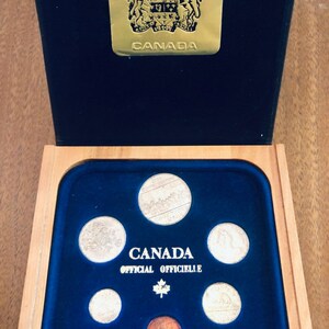 In Box 1982 Royal Canadian Mint 6 Coin Set With Case - Etsy
