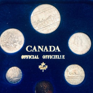 In Box 1982 Royal Canadian Mint 6 Coin Set With Case - Etsy