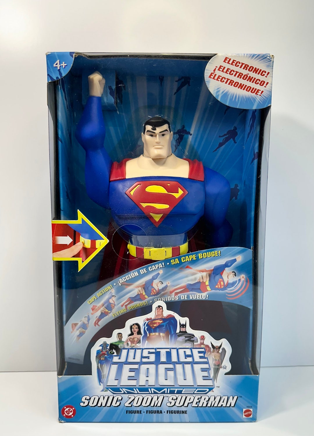 Sonic Zoom Superman 12 DC Comics Justice League America 2004 Mattel - Etsy