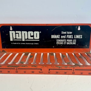Papco Steel Acier Brake and Fuel Lines Sign Hanging Wall Display - Etsy