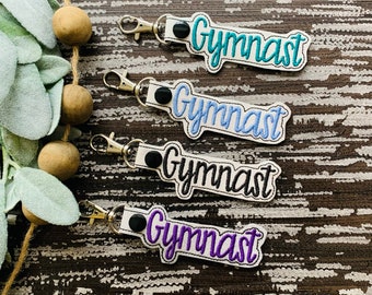 Gymnast Keychain Acrylic Key Chain Gymnastics Team Team Gift ...