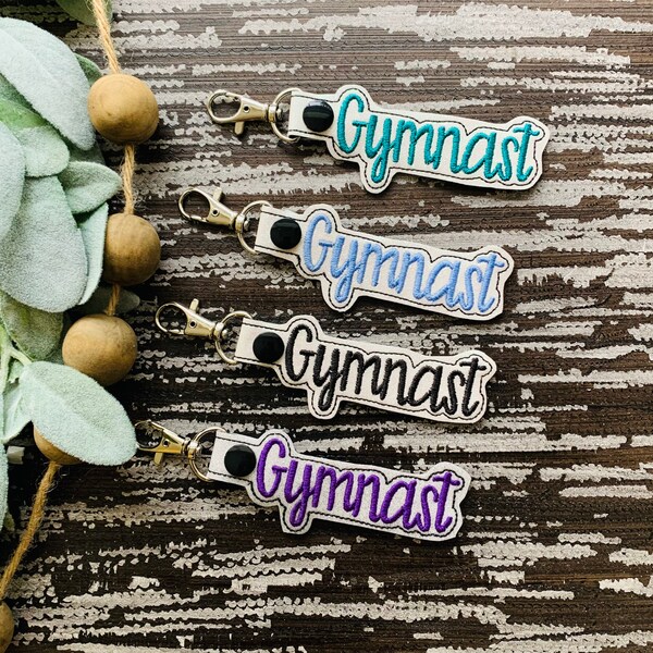 Gymnastics Keychain - Etsy