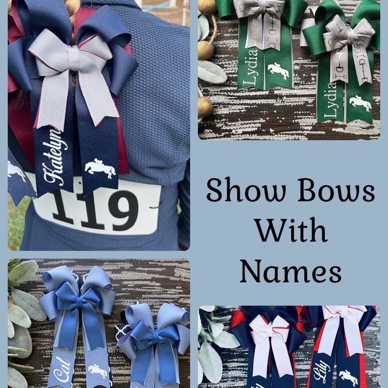 Name Circle With Bow - Etsy