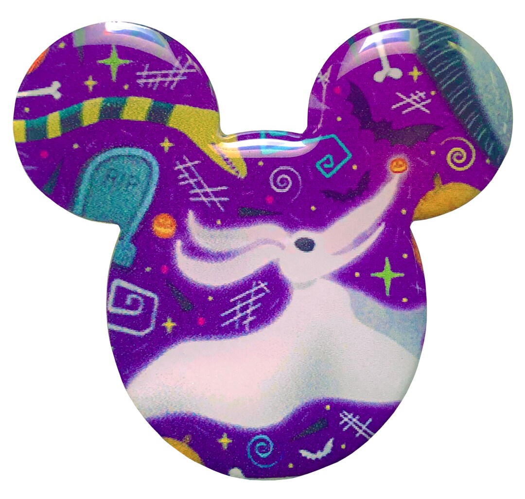Mickey Head Zero Nightmare Before Christmas Pin or Magnet - Etsy