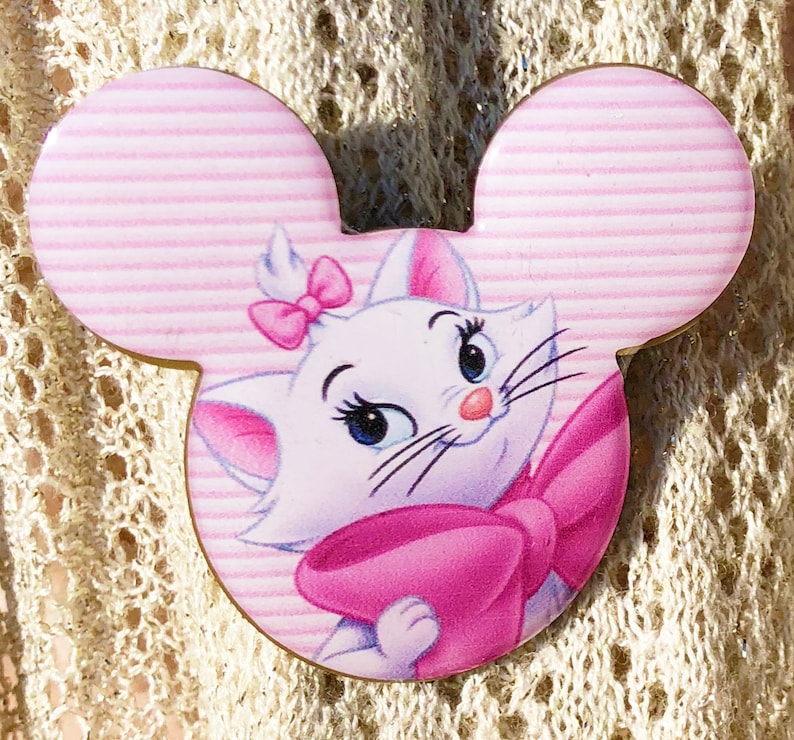Mickey Head Marie Pin - Etsy