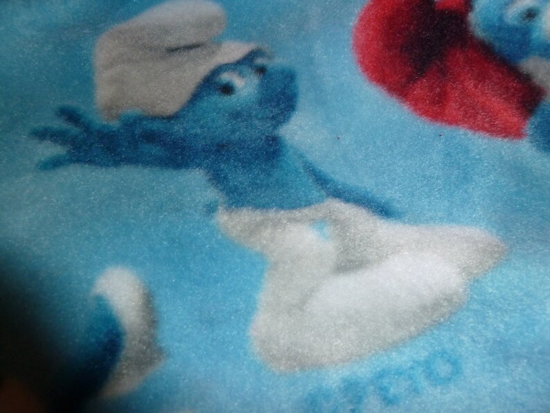 Small Medium Large Colorful Smurfs Pajamas on Blue - Etsy