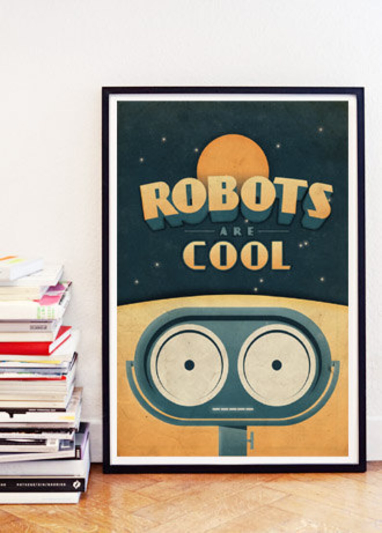 Robots Are Cool Poster Art Print 11 X 17 - Etsy