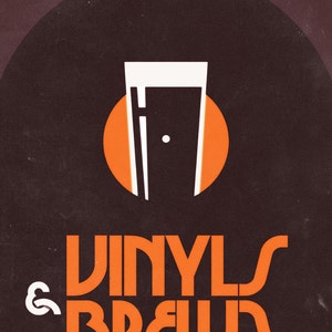 Vinyls & Brews 24" X 36" - Vintage Poster - Retro Art Print - Music ...