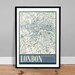 London City Map - Etsy