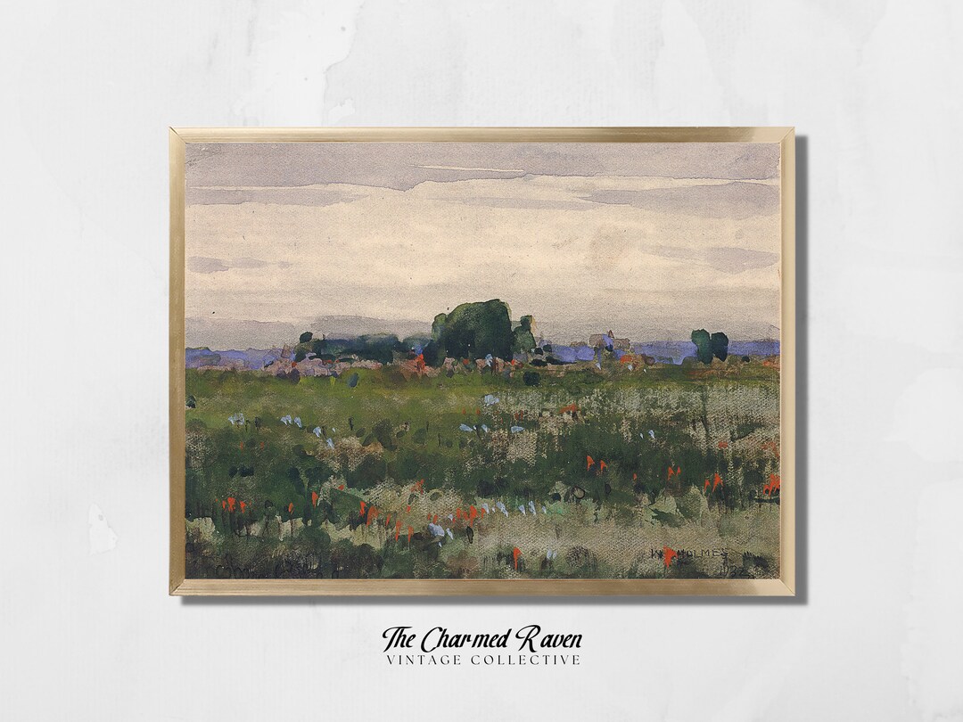 PRINTABLE Landscape Vintage Print | William Henry Holmes | Michigan ...