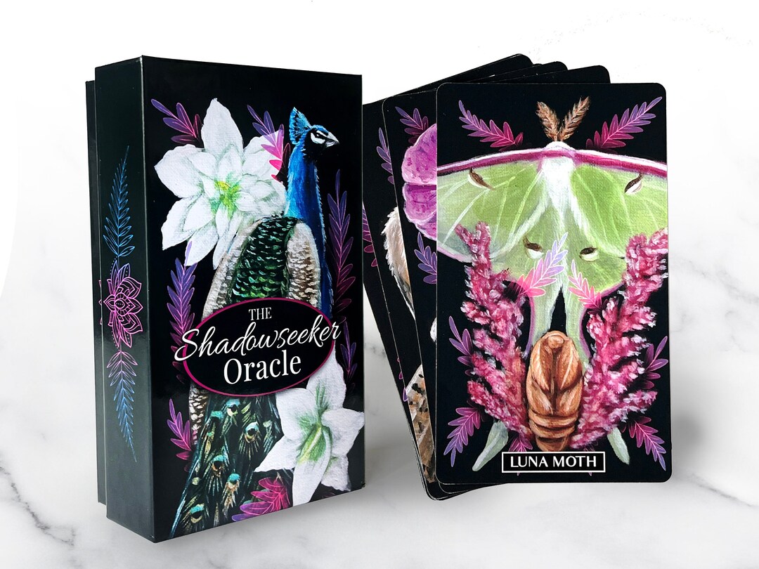 Shadowseeker ORACLE Deck | Dark Oracle Deck With Animals, Flowers ...