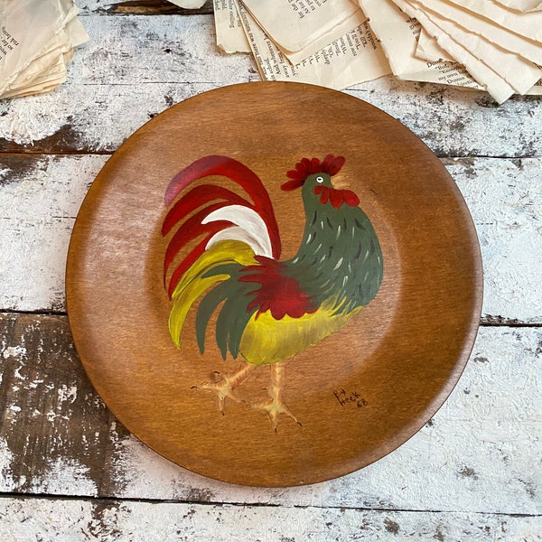 Plate With Rooster - Etsy