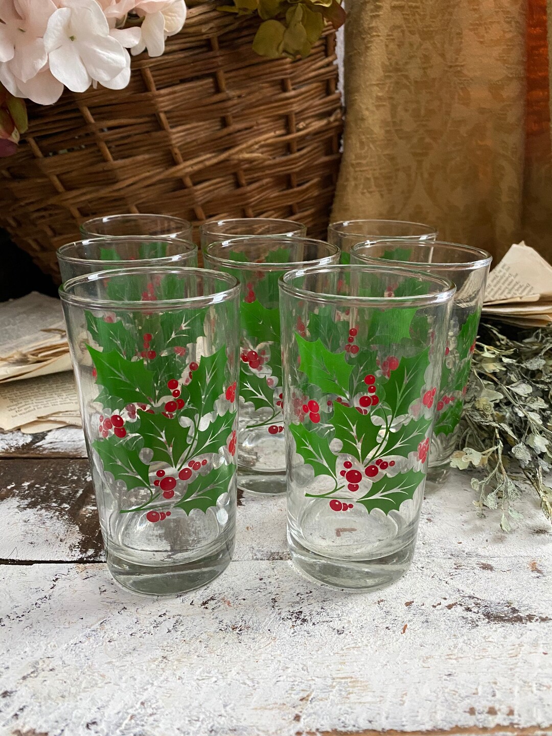 Bartlett Collins Co. Designed for Gracious Living Holly Berry Christmas ...