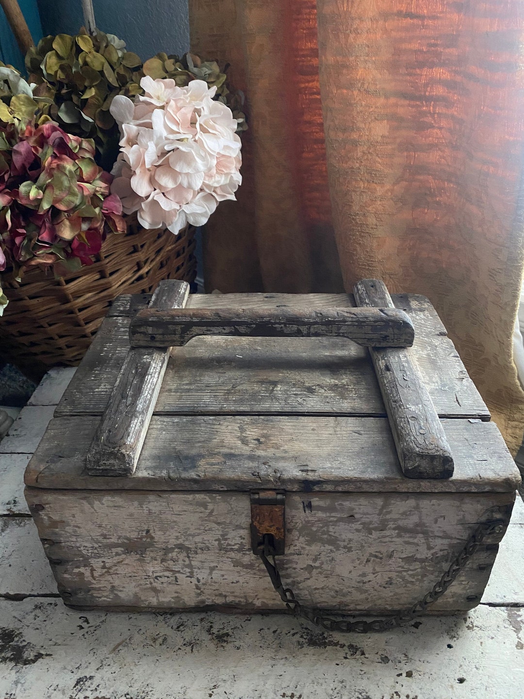 Primitive Rustic Money Box Antique Box With Money Trays - Etsy