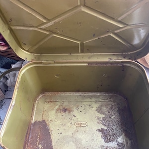 Hard to Find Plaid Metal Nesco Picnic Basket Mid Century Decor - Etsy