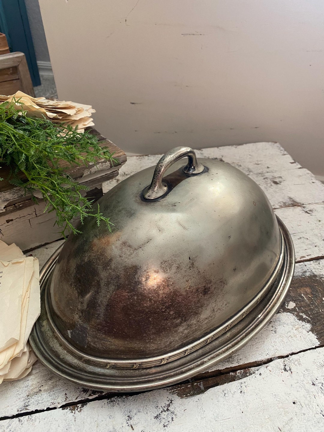 International Silver Hof Brau Soldered Silver Food Dome Armstrong and ...