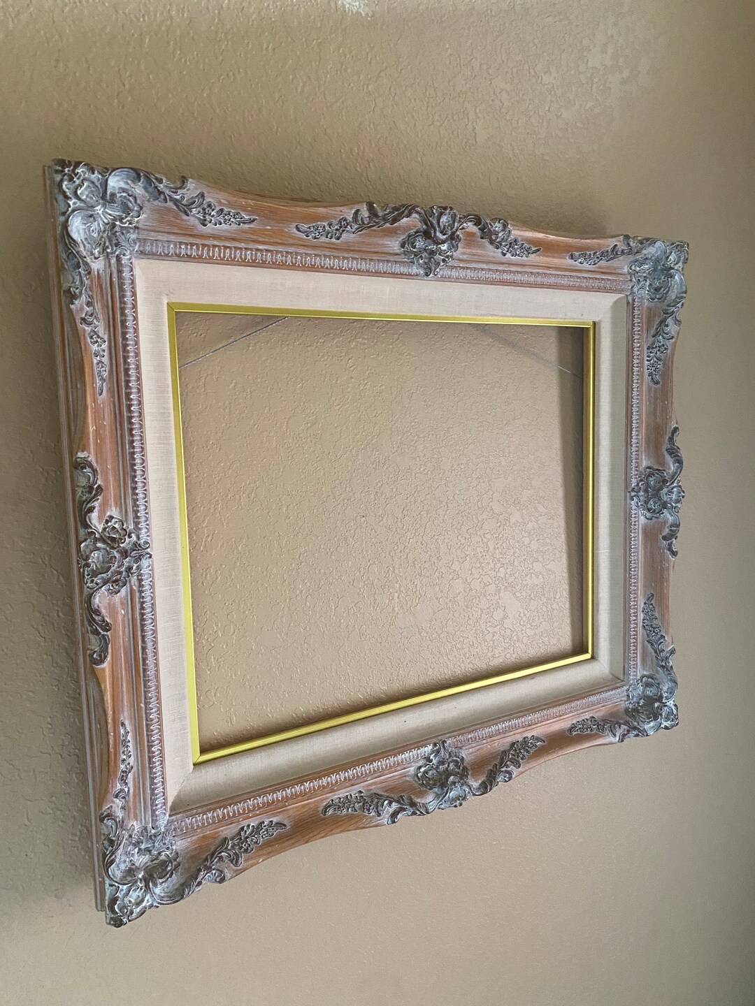 Large Ornate Empty Art Frame Large Wood Frame - Etsy