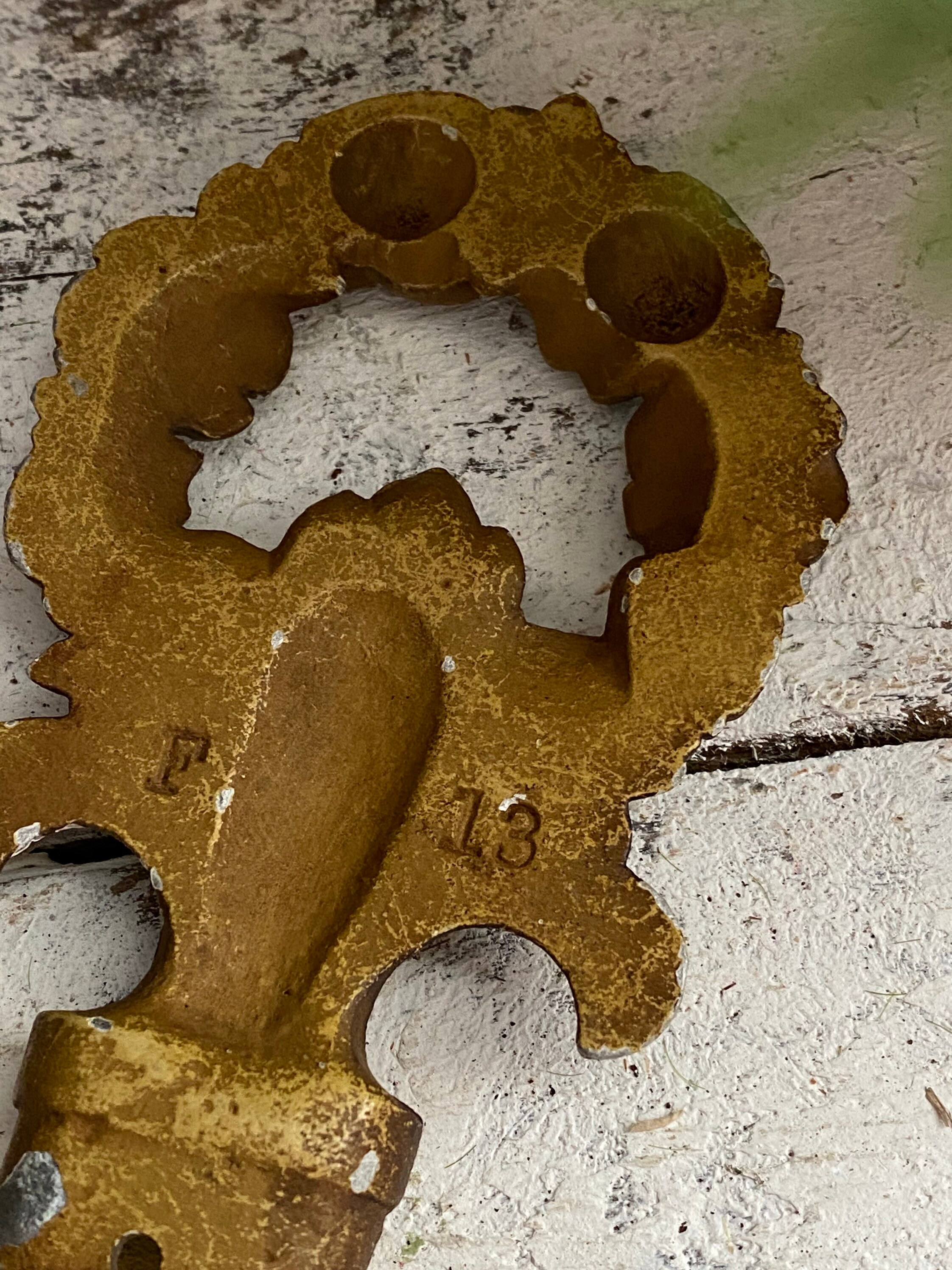 Antique Cast Aluminum Flower Finial Awesome Metal Finial - Etsy