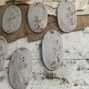Seven Rose Salvaged Pottery Pieces for Repurposing - Etsy