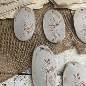 Seven Rose Salvaged Pottery Pieces for Repurposing - Etsy