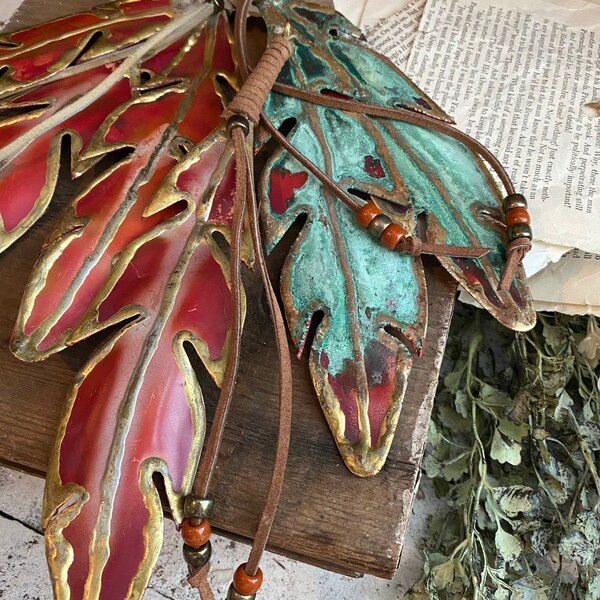 Metal Feathers - Etsy