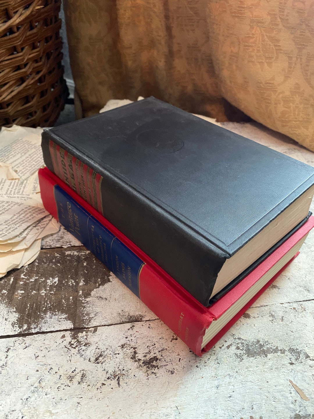 Patriotic Themed Books Vintage Book Bundle the Vantage Point LBJ ...