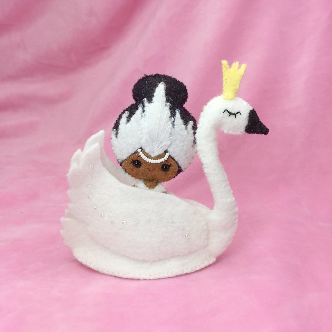 Swan Princess Finger Puppet - Etsy