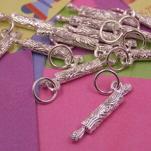 057 Silver Rolling Pin Cooking Charm - Etsy