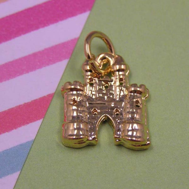Castle Charm - Etsy